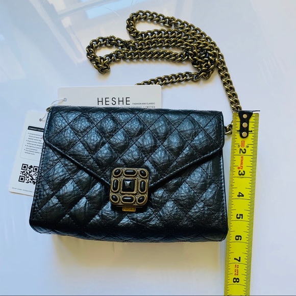 Heshe | Bags | Heshe Leather Bag | Poshmark